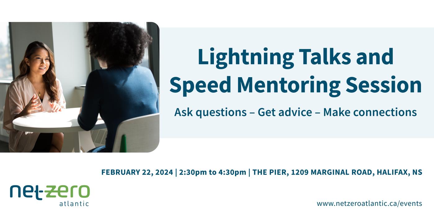 Lightning Talks and Speed Mentoring Session | Net Zero Atlantic